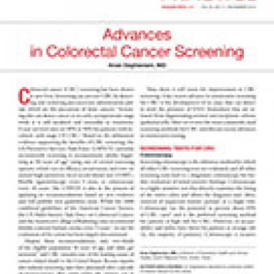 Advances in Colorectal Cancer Screening | MDedge Family Medicine